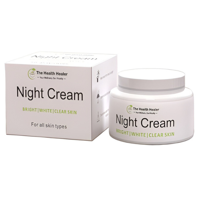 The Health Healer Night Cream Bright, White,Clear Skin For all Skin ty